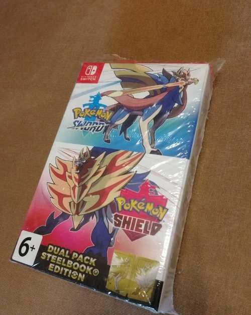 Pokemon Sword/Shield Dual Pack. Новый. Nintendo