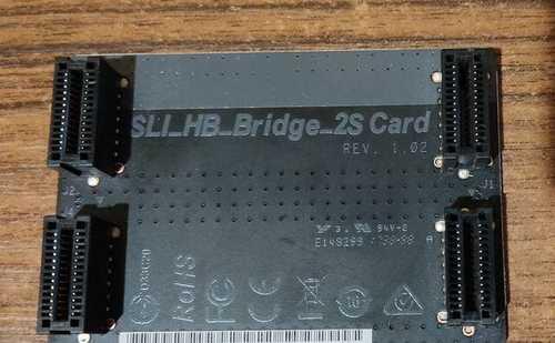SLI-мост ASRock SLI HB bridge 2S card rev 1.02