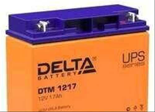 Аккумуляторная батарея delta DTM 1217 17Ач