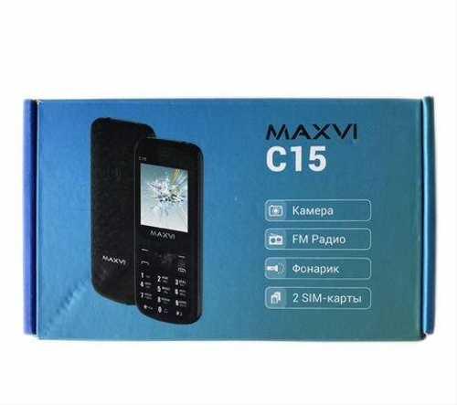 Телефон Maxvi C15 Marengo-black