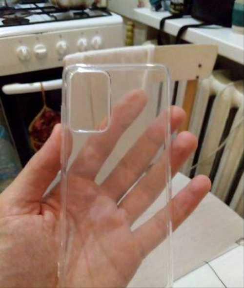 Чехол Samsung Galaxy A72 прозрачный силикон