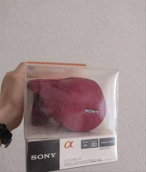 Чехол для фотоаппаратов Sony LCS EML2A, кожа