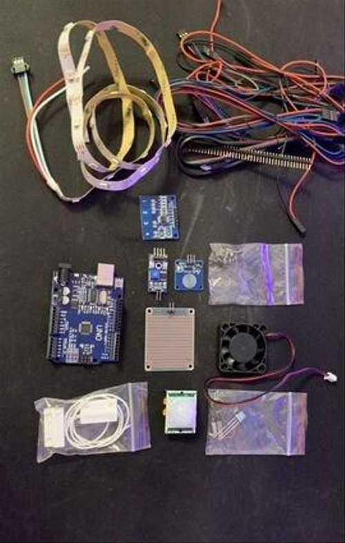 Arduino uno + комплект датчиков и проводов