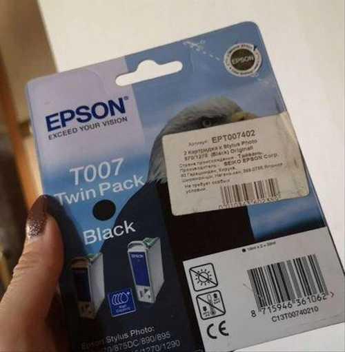 Картридж Epson T007 twin pack
