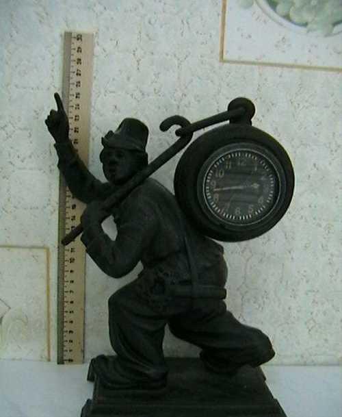 Часы клоун касли чугун литье