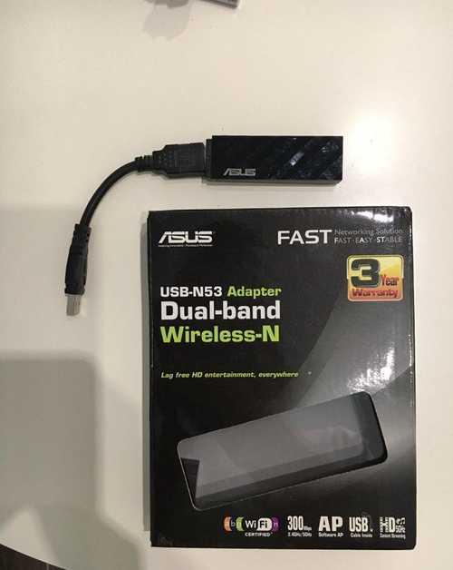 Wi fi адаптер Asus usb-n53