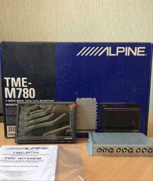 Alpine tme m780 схема подключения