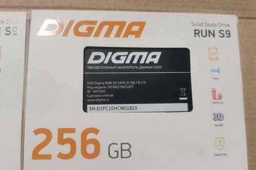 Digma 256 GB SSD 2,5" SATA 6GB/S 256GB 256гб