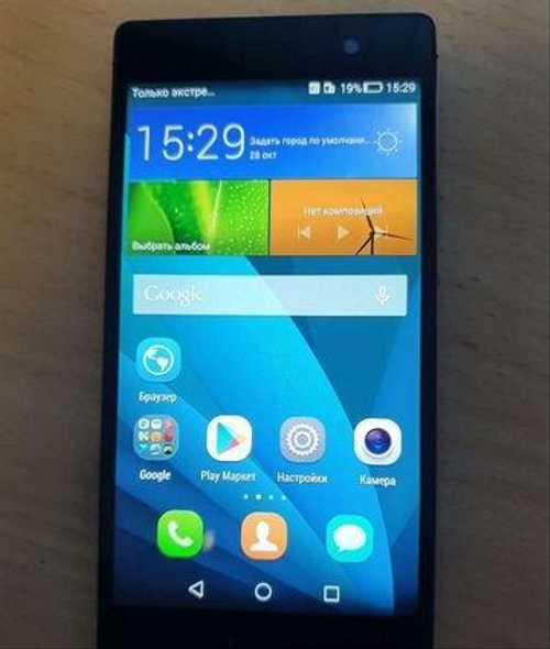 Смартфон Huawei Ascend P7 (P7-L10) Black