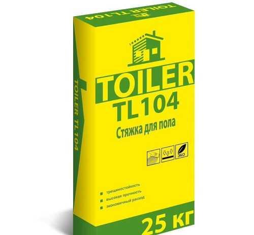 Стяжка для пола toiler TL 104 (слой 5-50мм) 25кг