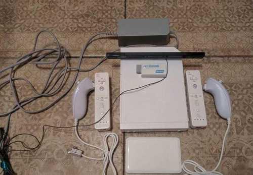 Nintendo Wii 4 джойстика 280игр на жёстком диске