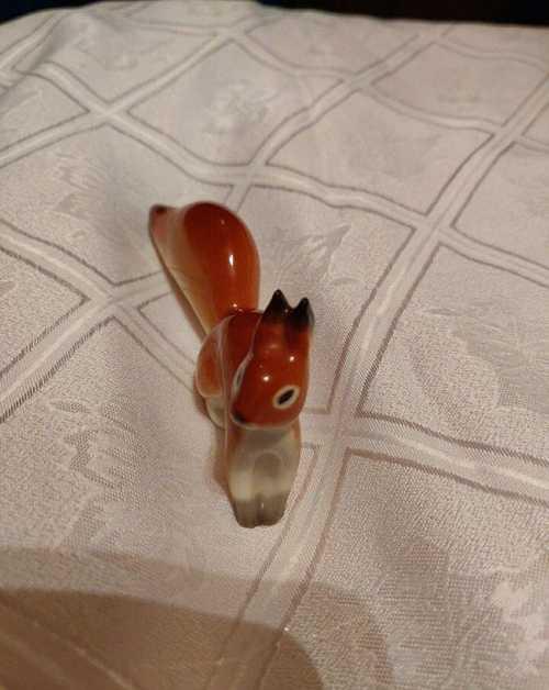 Фарфоровая фигурка СССР Белочка