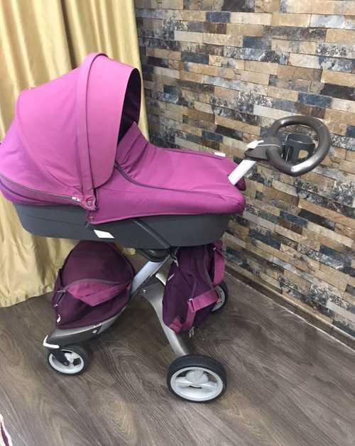 Коляска Stokke Xplory v4 + автолюлька + аксессуары