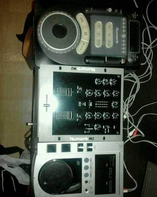 Numark Axis9+NumarkM2+Pioneer CDJ100
