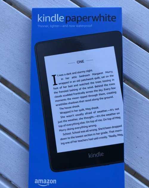 Электронная книга Kindle Paperwhite 2018 32 Гб