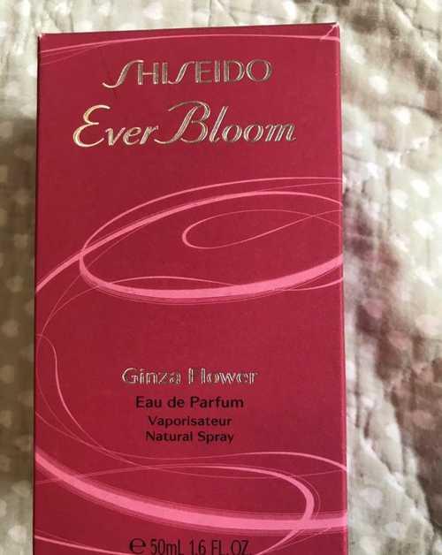 Духи shiseido ever bloom ginza flower