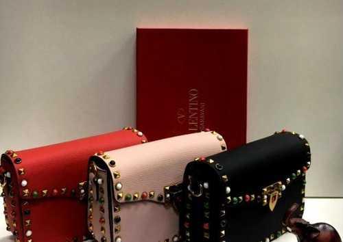 Сумка Valentino Rockstud Клатч с шипами Валентино