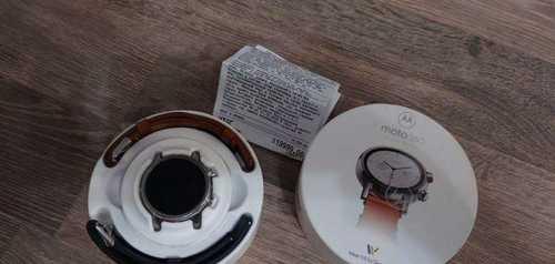Смарт часы Motorola Moto360 steel gray