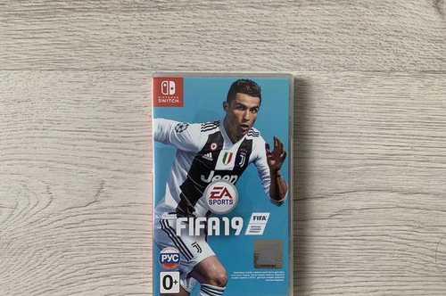 Игра Fifa 19 на Nintendo Switch, катритдж