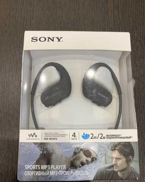 MP3 плеер Sony NW-WS413 4Gb black