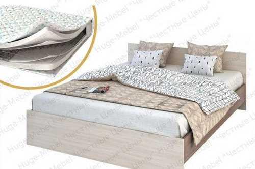 Кровать с высоким матрасом Бася 120х200