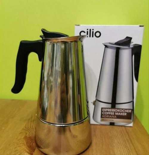 Гейзерная кофеварка Cilio Adriana, 6 чашек (250 мл