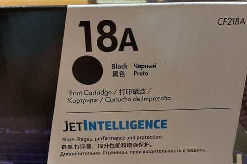 Картридж лазерный HP 18A (CF218A) черный