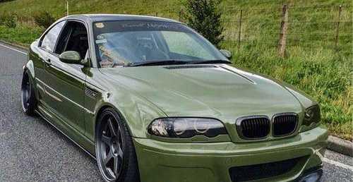 Передняя губа limited edition bmw 3 e46