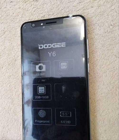 Телефон doogee Y6