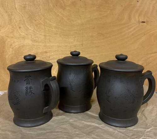 Заварочные китайские чайные чашки исинская глина