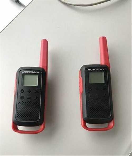 Рации Motorola Talkabout T62 RED комлпект
