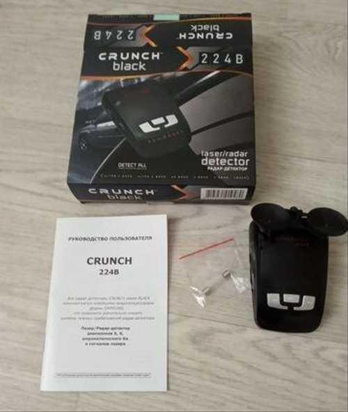 Антирадар crunch 224в инструкция