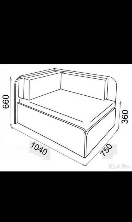 Софа- кровать раздвижная