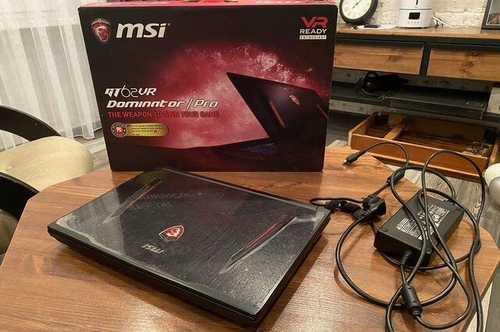 Игровой ноутбук MSI GT62VR dominator PRO i7/1070 G