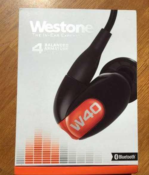 Westone W40 с Bluetooth кабелем