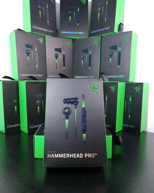 Новые. Наушники Razer Hammerhead v2 Pro, V1, Adaro
