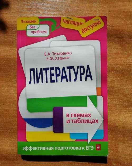 Титаренко хадыко литература в схемах и таблицах