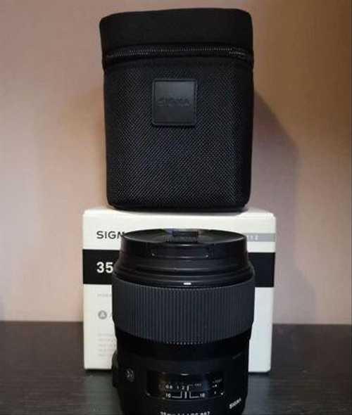 Объектив Sigma 35 mm f1.4 Art для Nikon