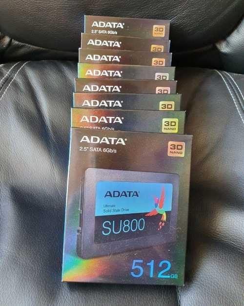 Запечатанные SSD Adata SU800 512gb