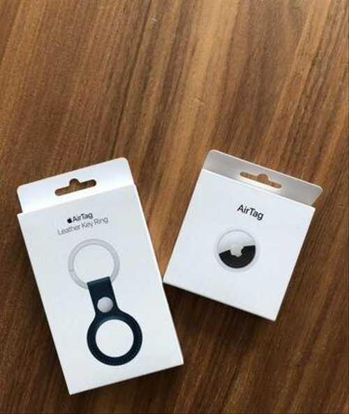 Apple airtag + leather key ring