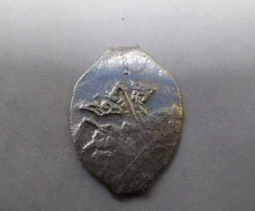 Монета чешуйка,чешуя серебряная