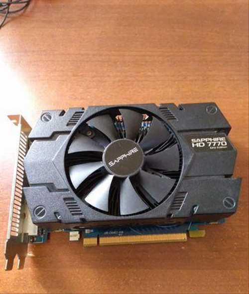 Видеокарта Sapphire HD 7770 1Gb (неисправная)