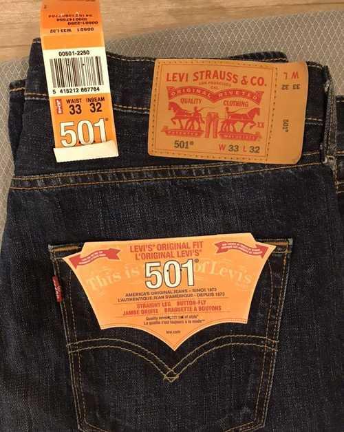 Джинсы Levis Strauss 501