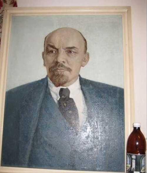 Портрет Ленина (холст, масло)