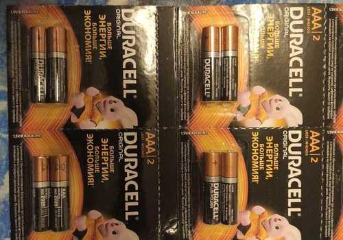 Батарейки duracell AAA