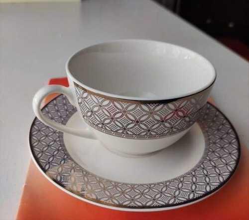 Чайная пара Fioretta New Bone China