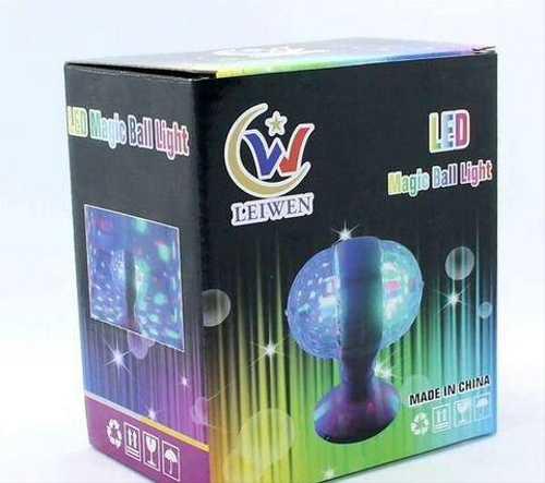 Диско лампа Led Magic Ball Light SMQ01 Вращающаяся