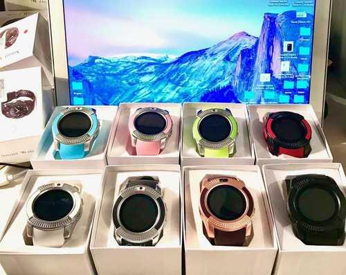 Умные часы Smart watch V8 разные цвета
