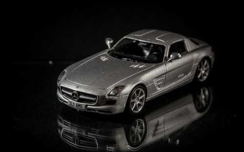 Mercedes SLS AMG суперкары журнальная серия 1/43