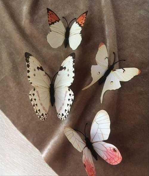 Бабочки для декора 3D